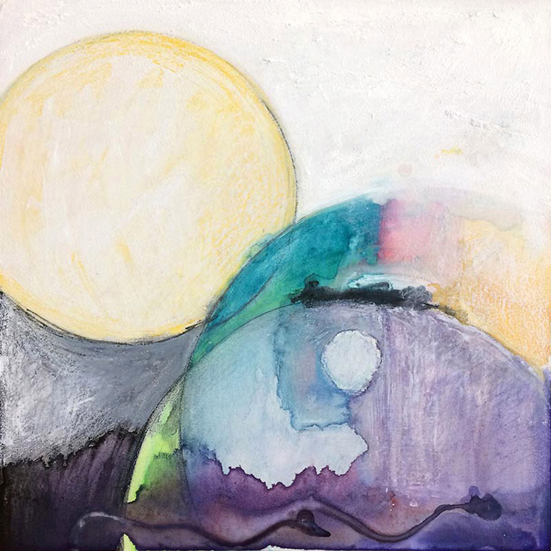 Mel Shapcott : Visionary Artist : Abstract Watercolor Mixed Media Paintings